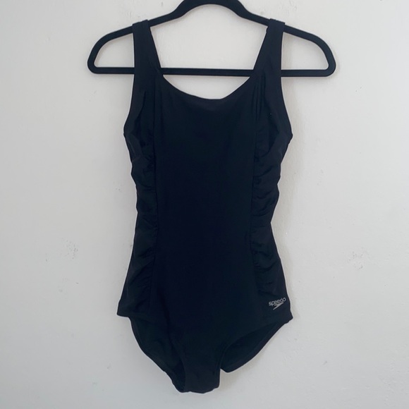 Speedo | Swim | Speedo Shirred Side One Piece Swimsuit Small | Poshmark